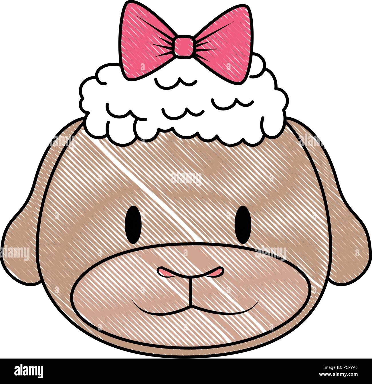 cute and adorable female sheep character vector illustration design ...