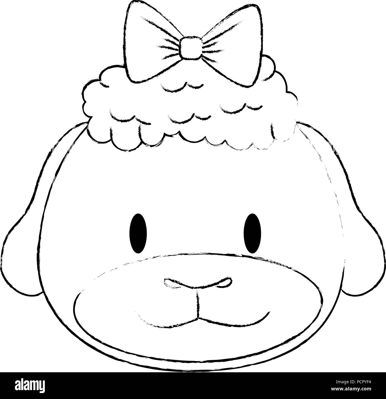 Female sheep Black and White Stock Photos & Images - Alamy