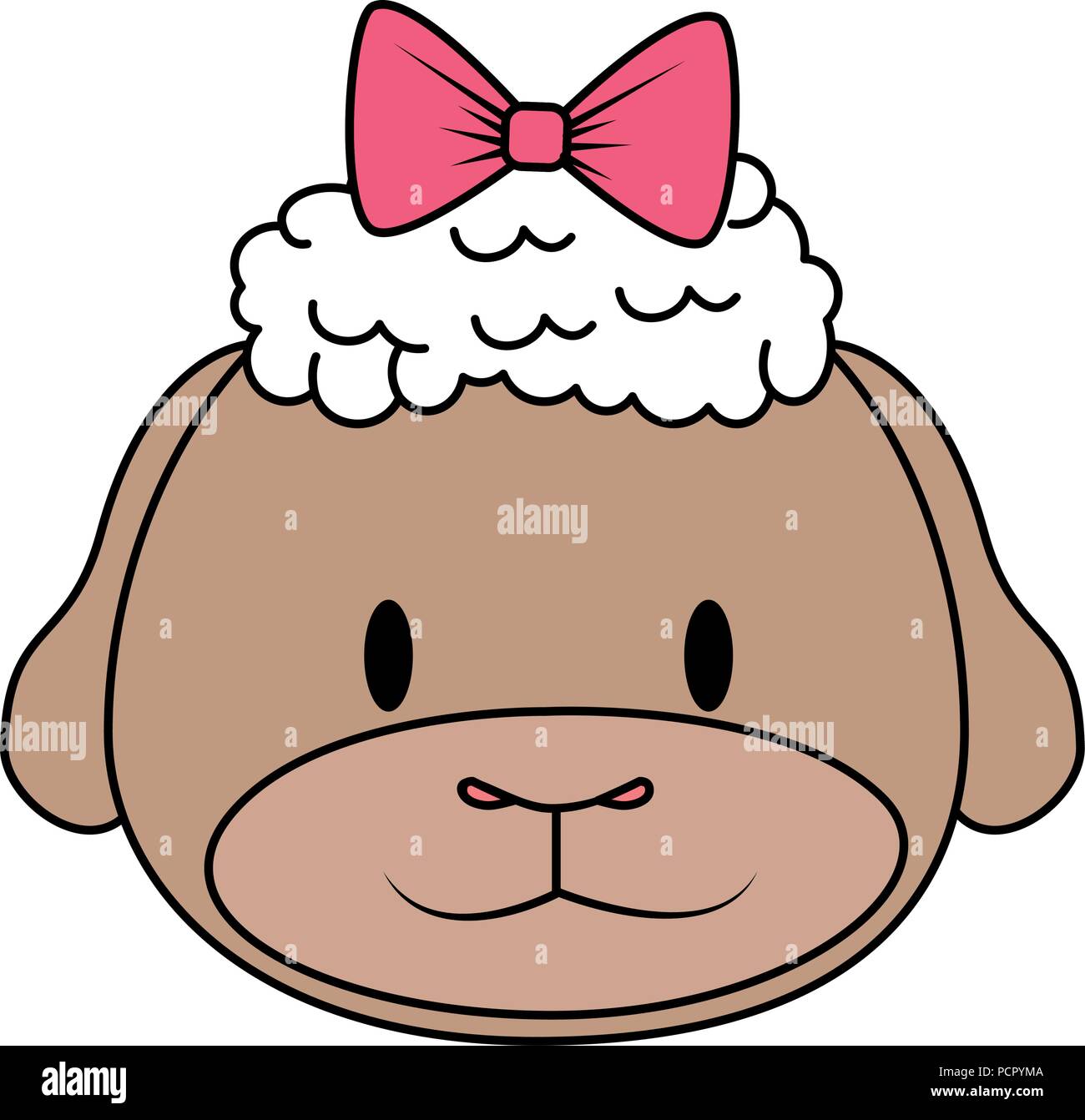 cute and adorable female sheep character vector illustration design ...