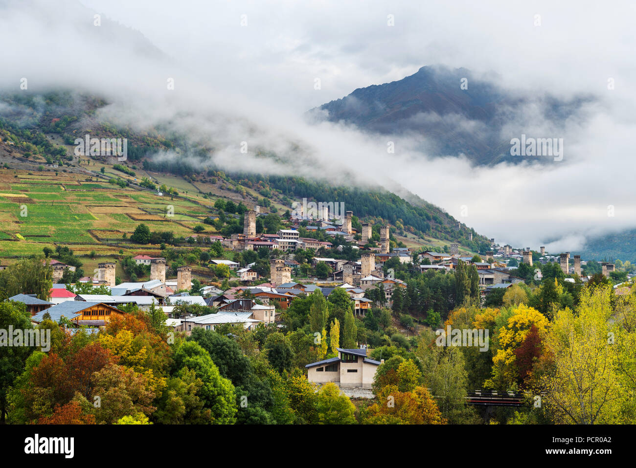 Mestia georgia hi-res stock photography and images - Alamy