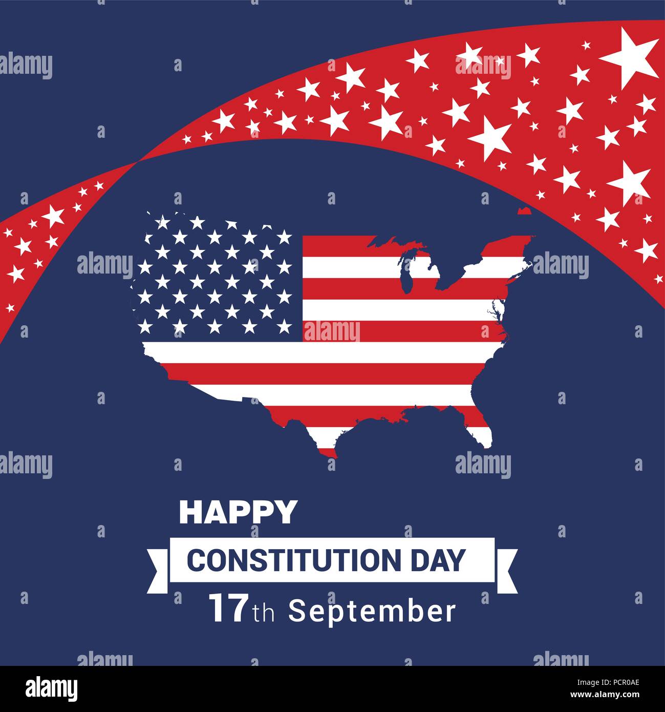 Happy Constitution day design card vector Stock Vector Image & Art - Alamy