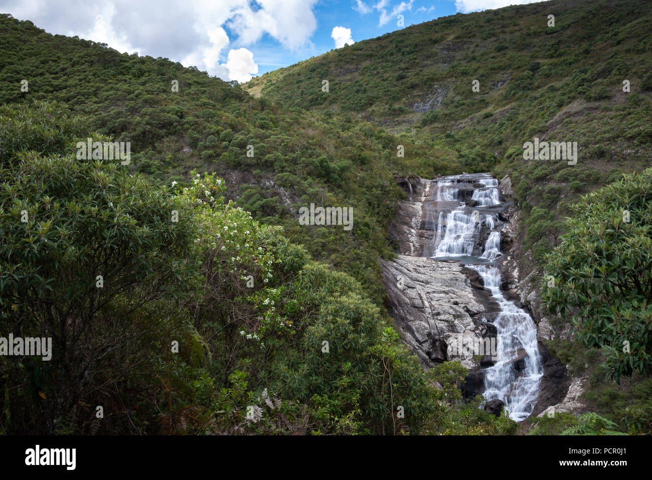 Cachoeira do Aurelio (Aurelio's Waterfall) in the Caparao Region ...