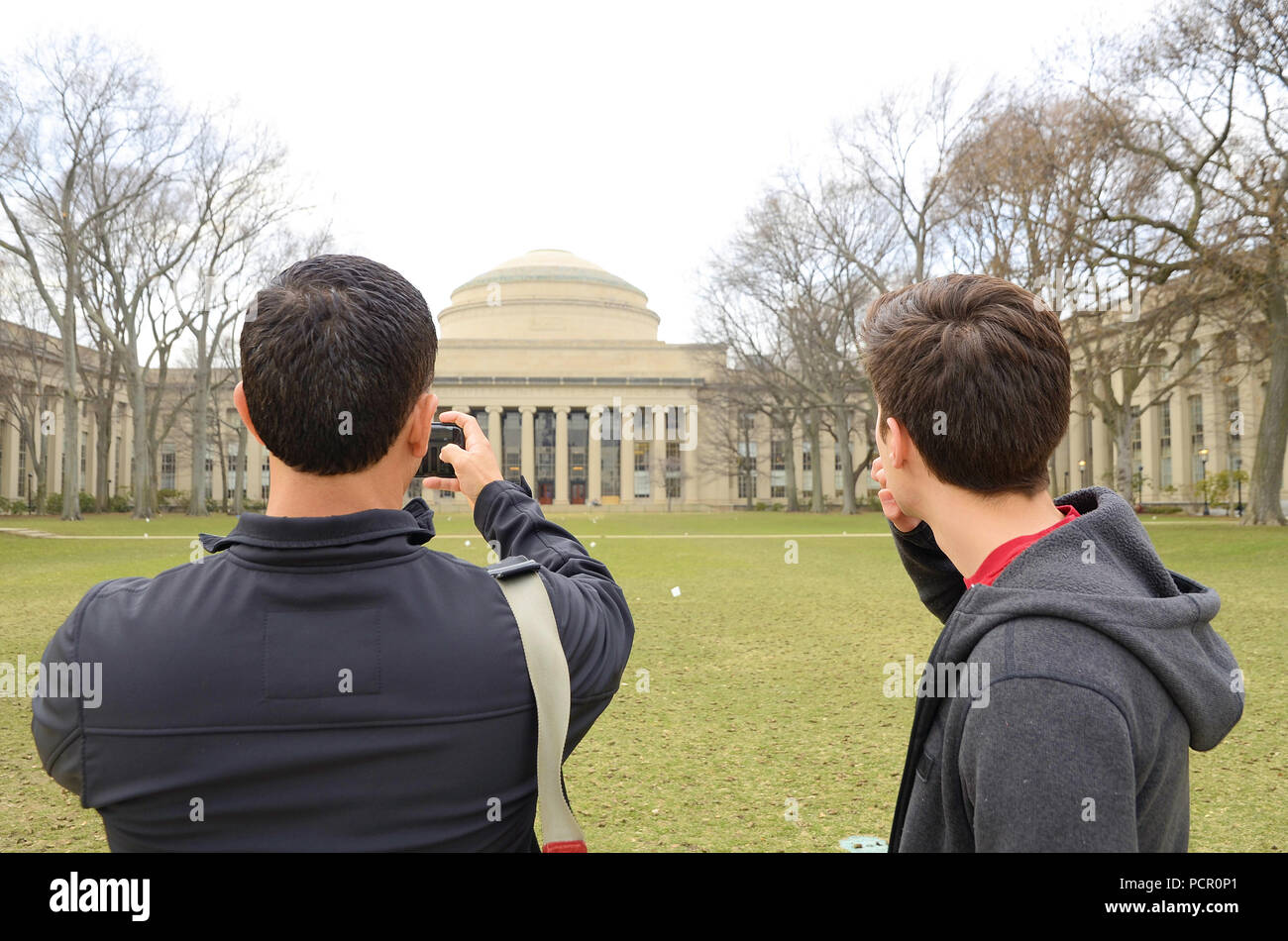 Tourists visitors admiring and photographing the Great Dome at the ...