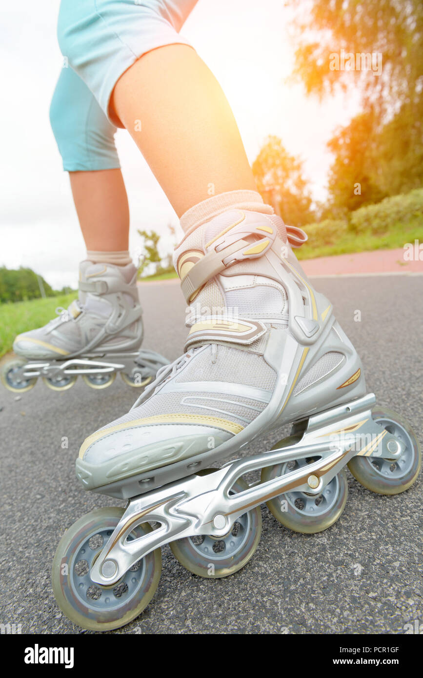 Skating roller skater road hi-res stock photography and images - Alamy