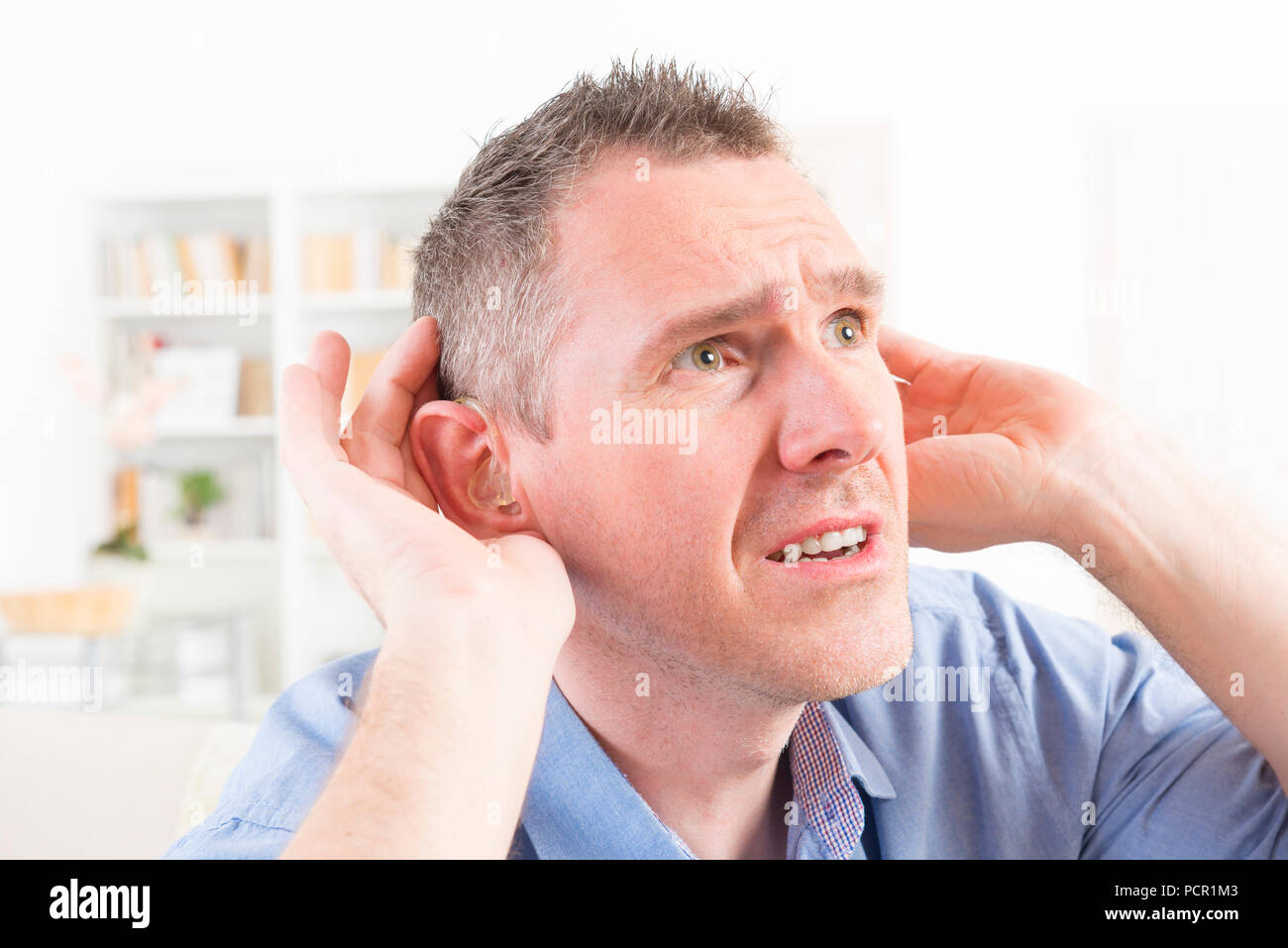 Male deaf hi-res stock photography and images - Alamy