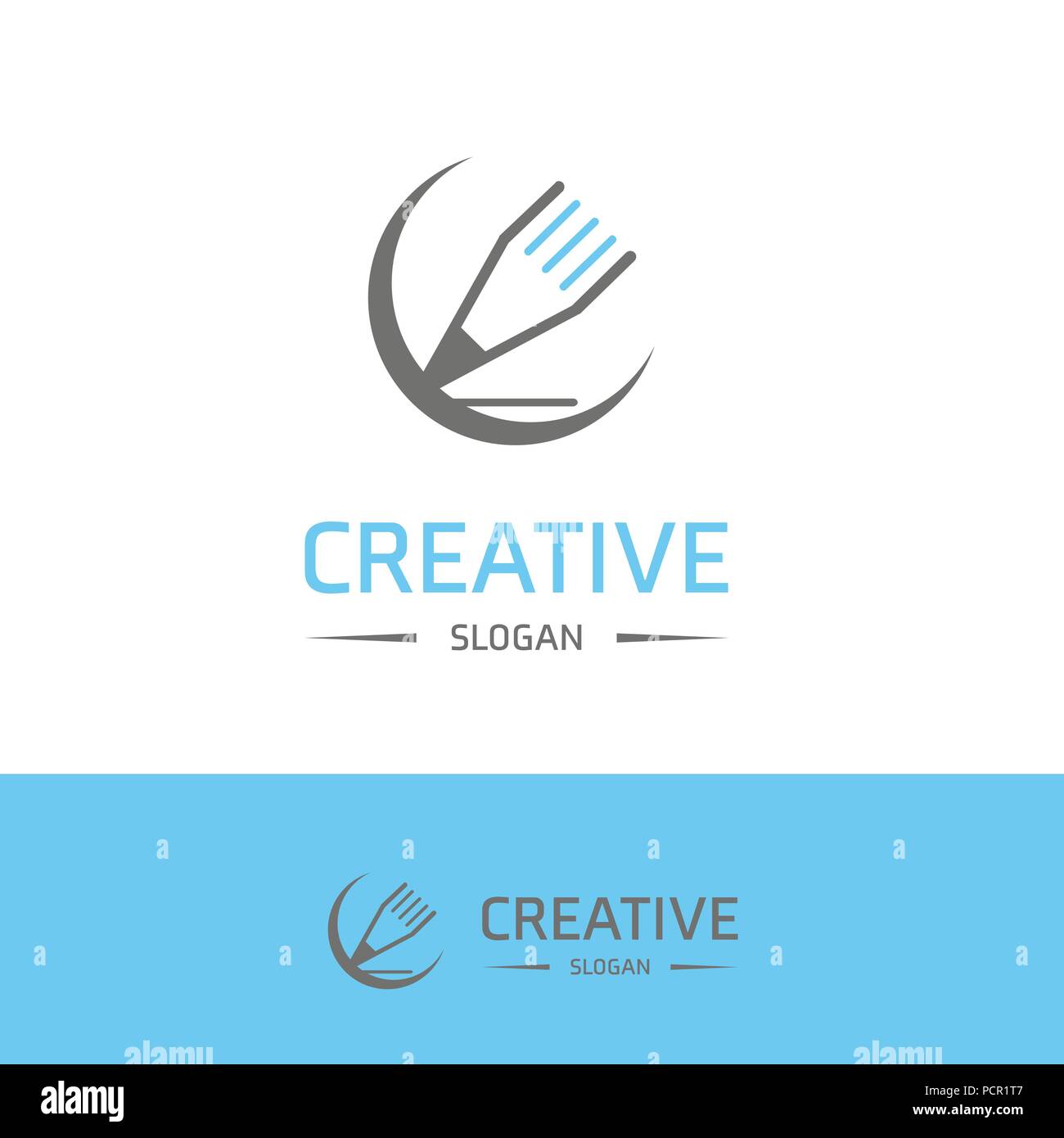 Company logo and typography with elegent design vector Stock Vector ...