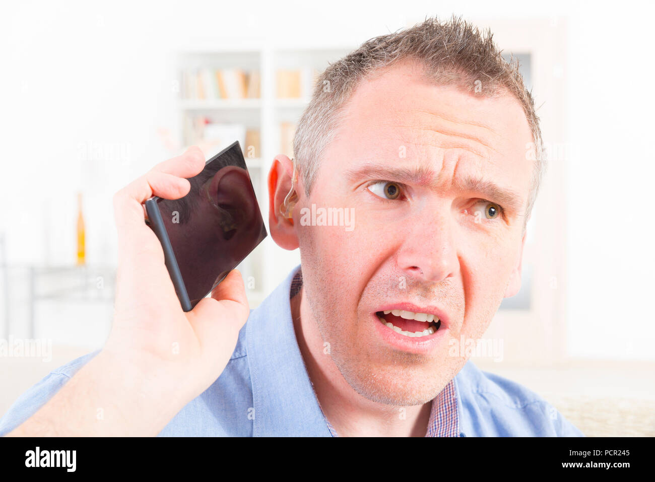 Man deaf sign language hi-res stock photography and images - Alamy