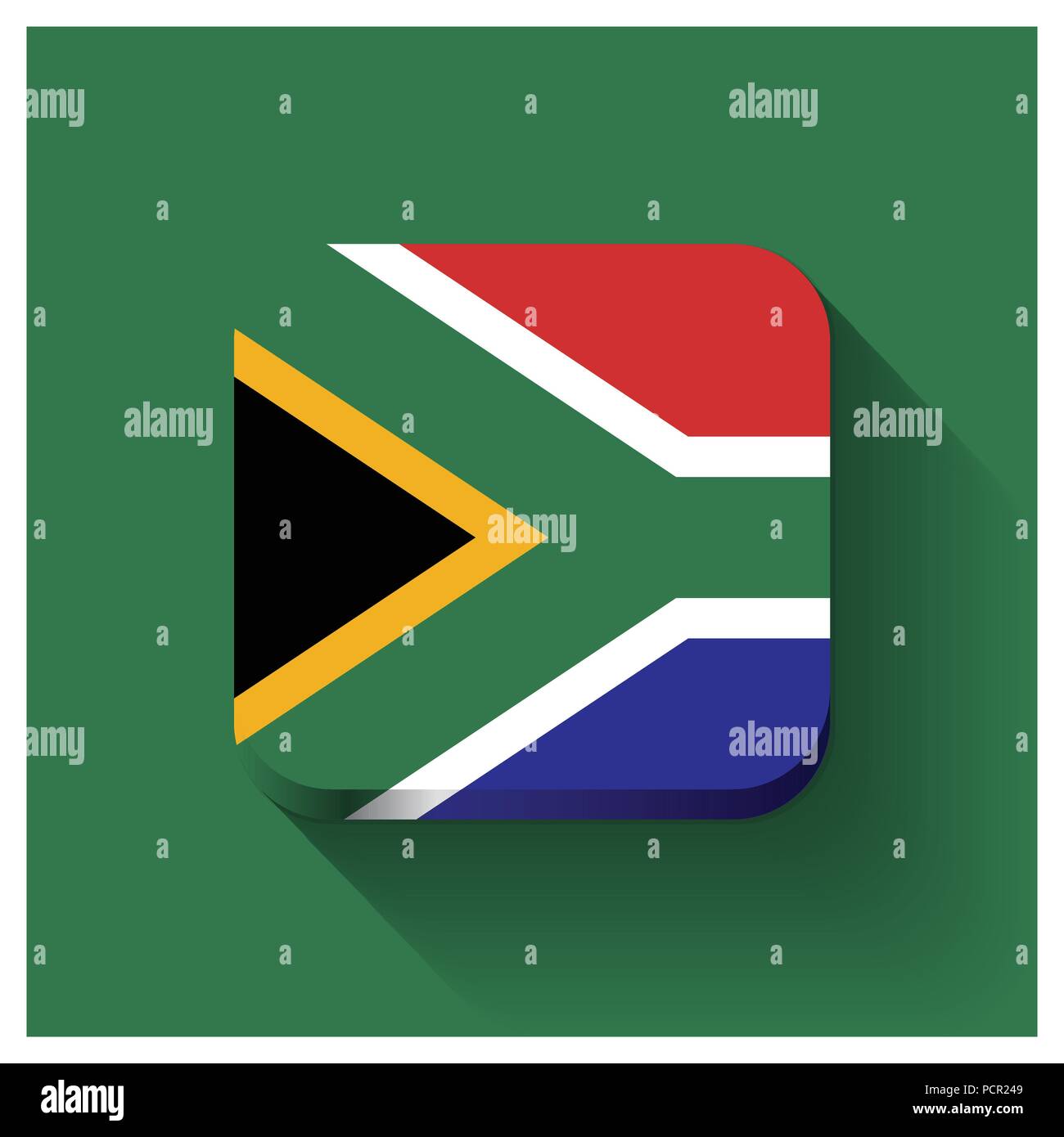 South Africa flag design vector Stock Vector Image & Art - Alamy