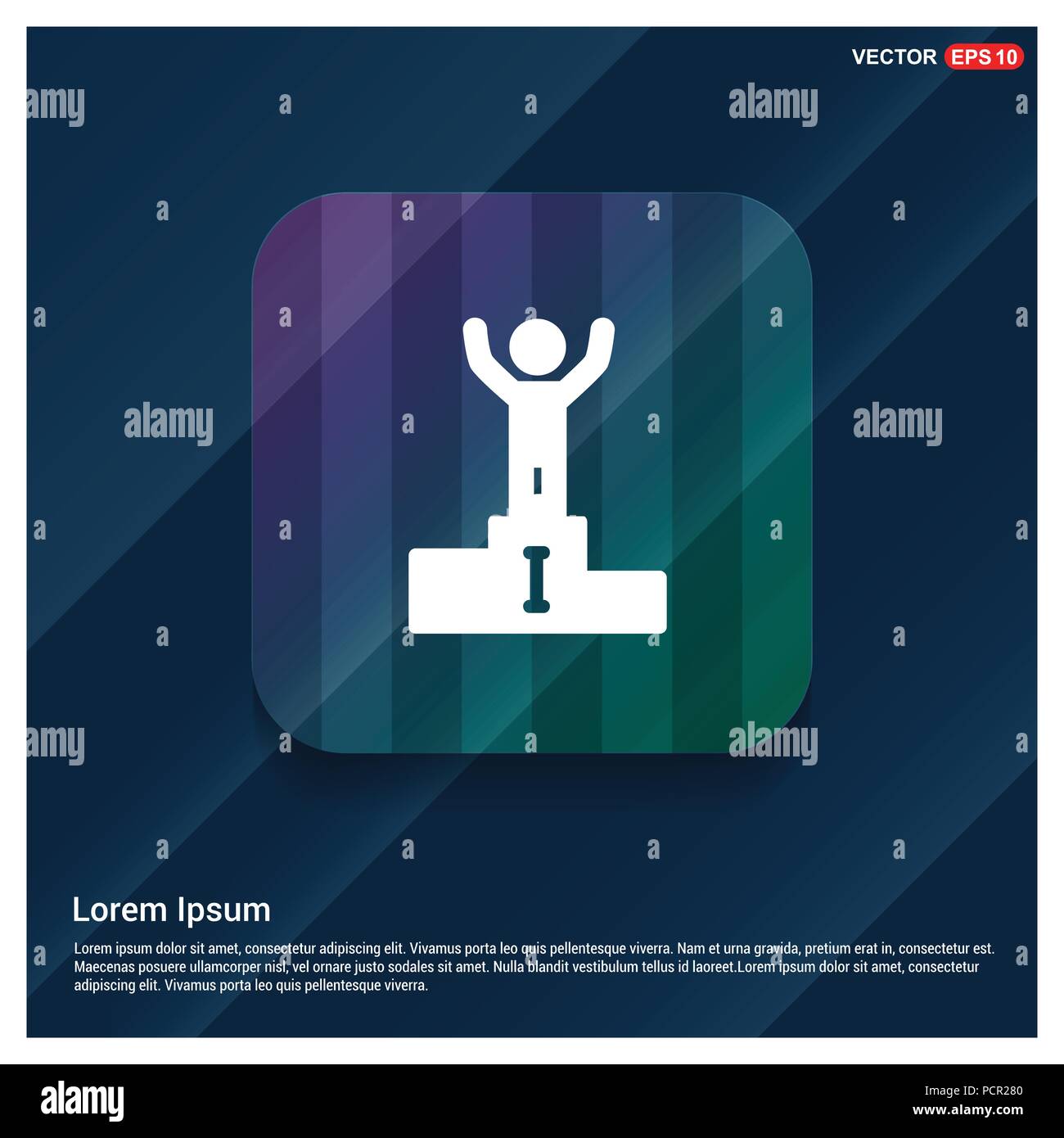 Winner Podium Icon - Free vector icon Stock Vector Image & Art - Alamy