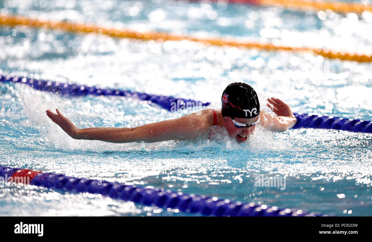 Great Britain's Hannah Miley in action in the Women's 400m Individual ...