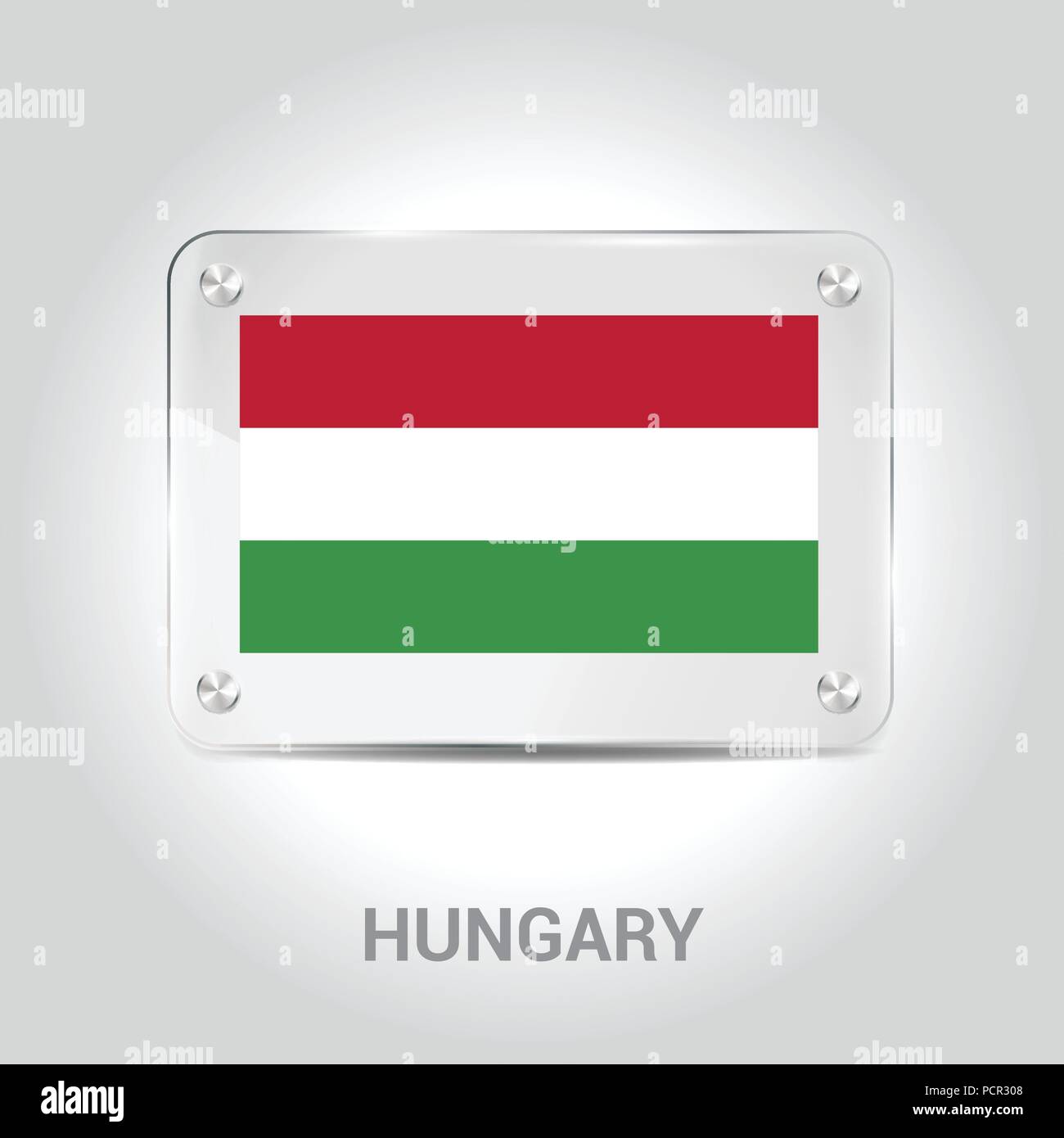 Hungary flag design vector Stock Vector Image & Art - Alamy