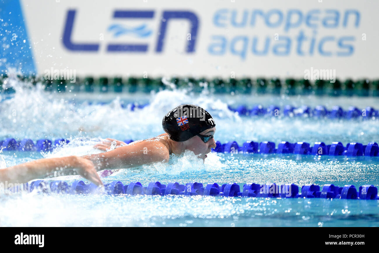 Great Britain's Alys Thomas in the Women's 100m Butterfly Semi Final 2 ...