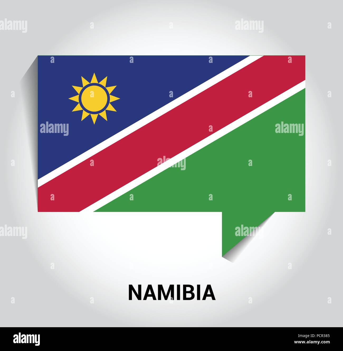 Namibia flags design vector Stock Vector Image & Art - Alamy