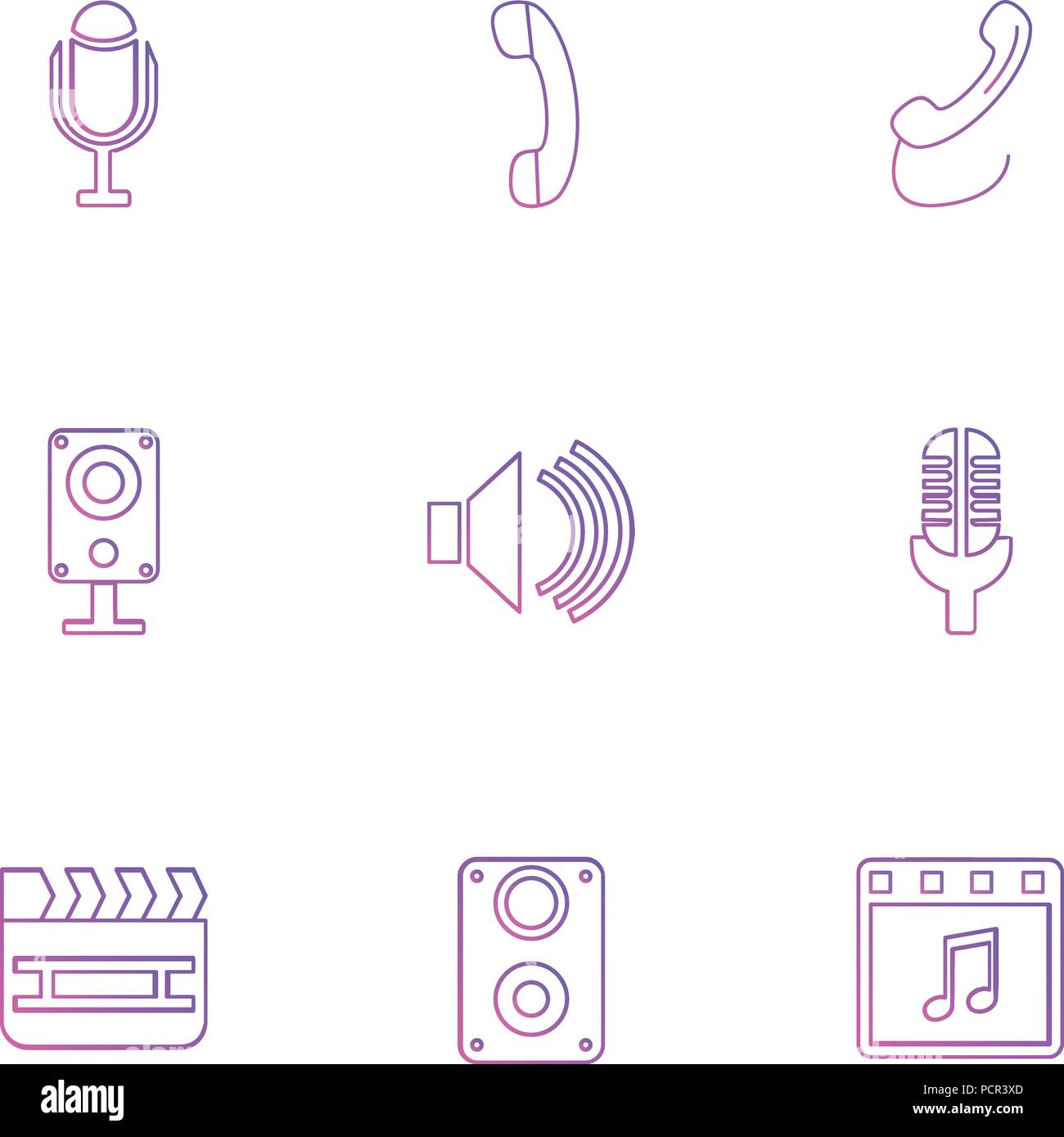 multimedia , speaker , volume , headset , microphone , network , pause ...