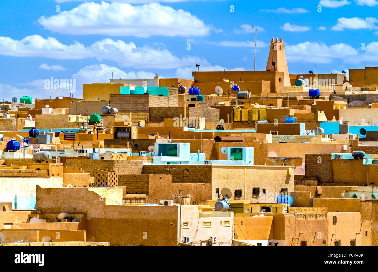 El Atteuf, an old town in the M'Zab Valley in Algeria Stock Photo - Alamy
