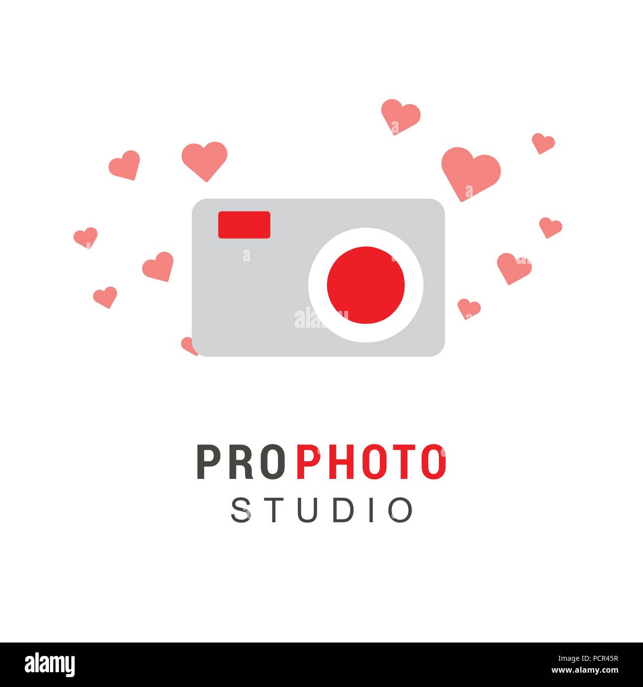 Camera logo design with typography vector Stock Vector Image & Art - Alamy
