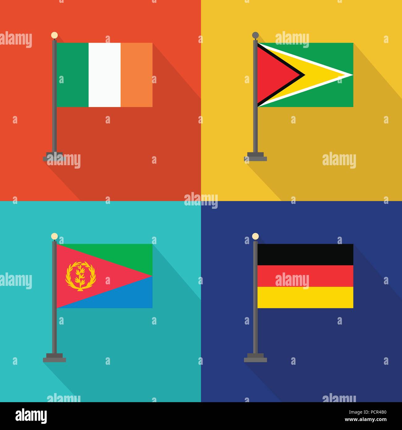 World country flags design vector Stock Vector Image & Art - Alamy