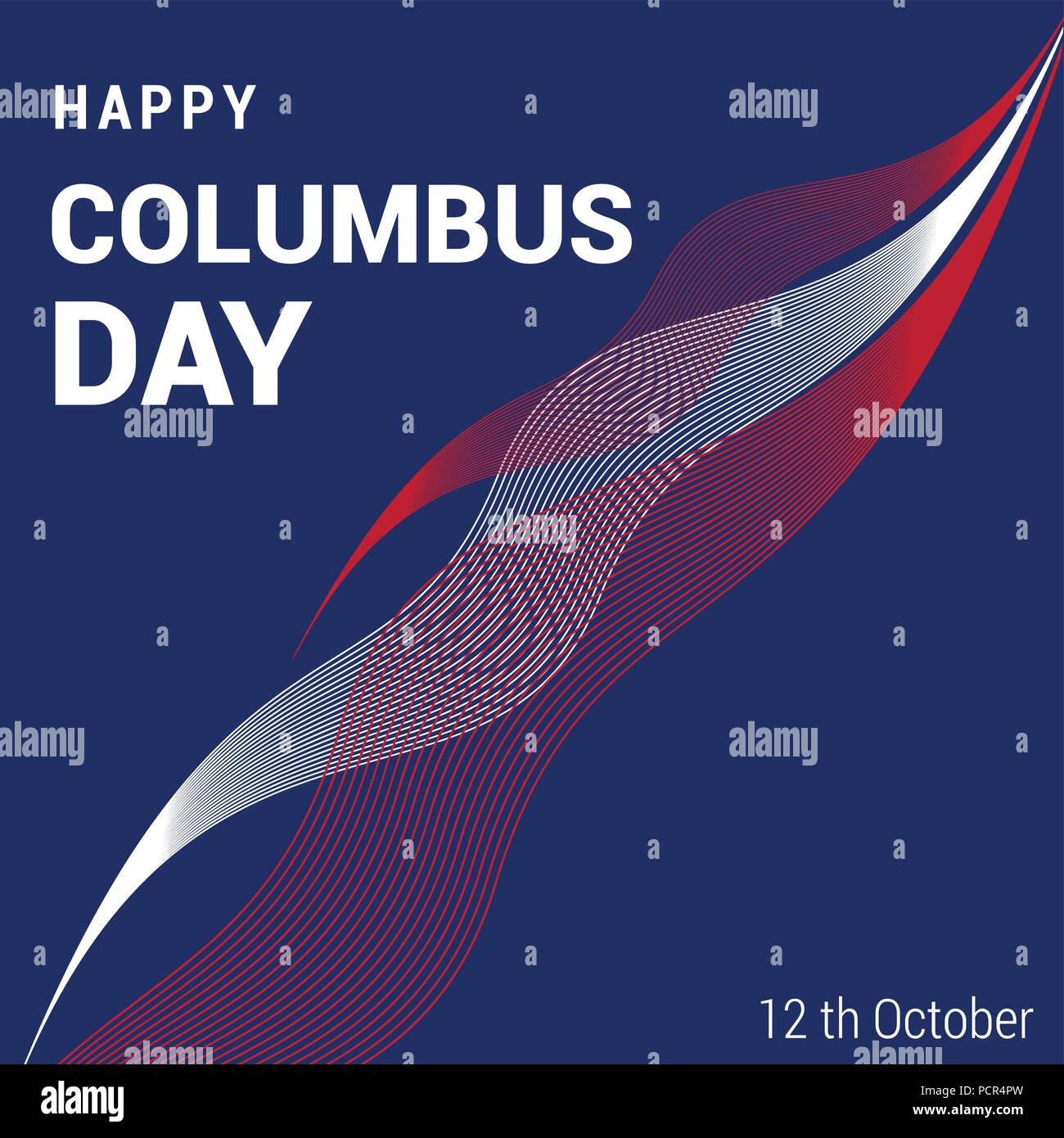 Happy Columbus day design vector Stock Vector Image & Art - Alamy