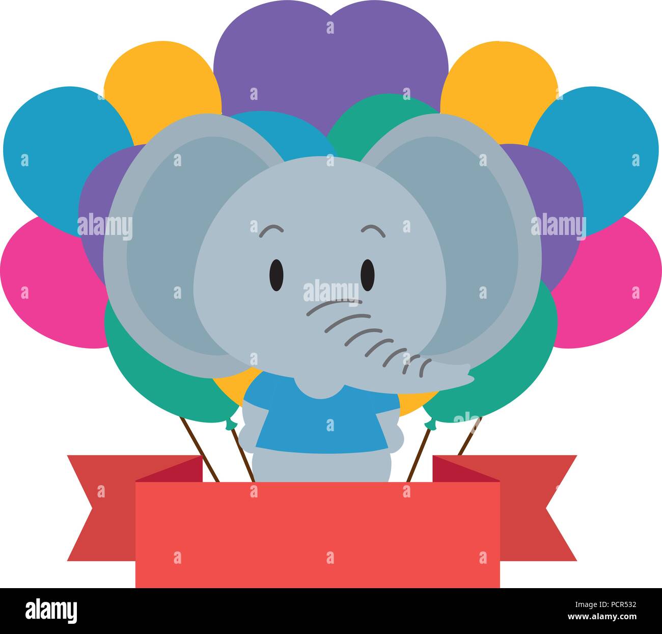 Big helium balloons Stock Vector Images - Alamy