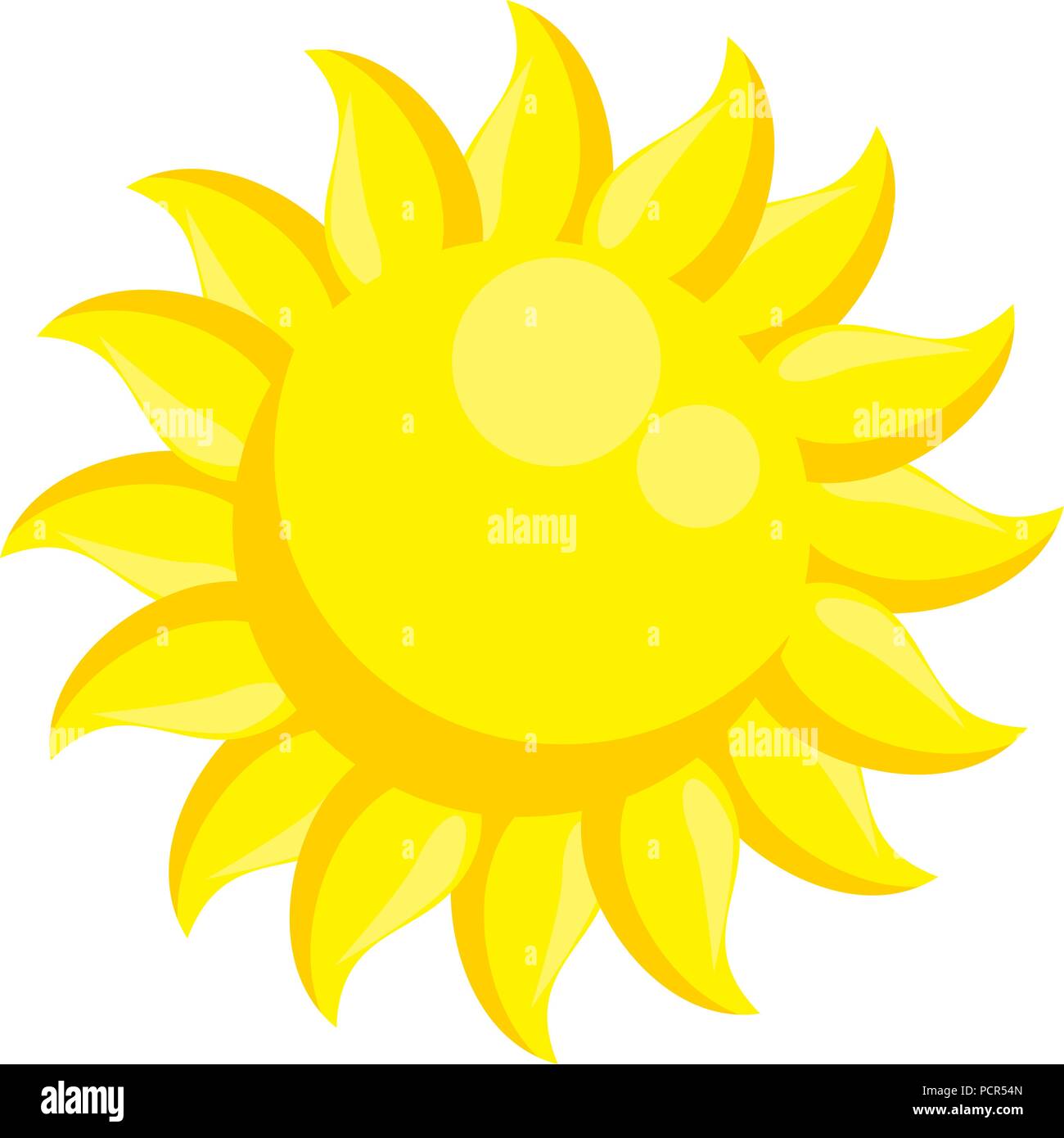 summer sun isolated icon Stock Vector Image & Art - Alamy