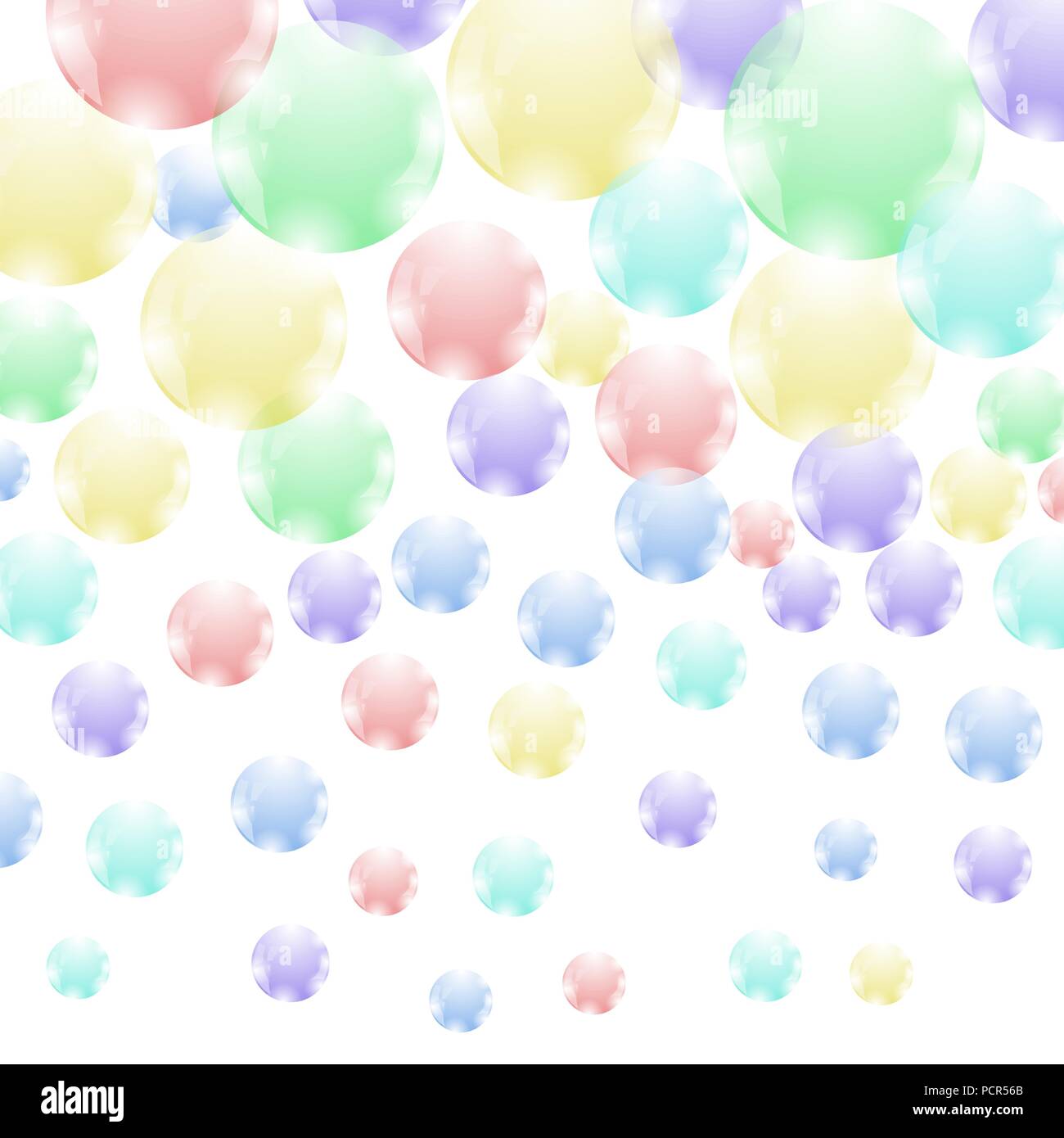 Colored Soap Bubbles Pattern Stock Vector Image & Art - Alamy