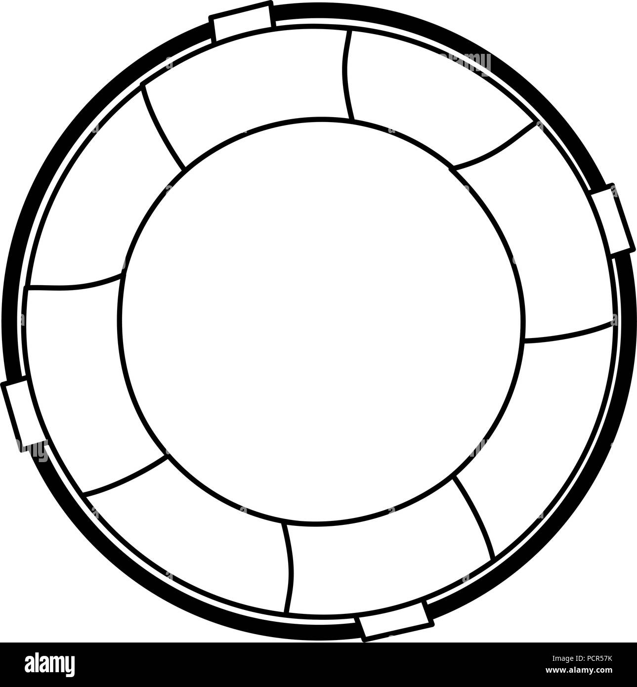 float lifeguard isolated icon Stock Vector Image & Art - Alamy