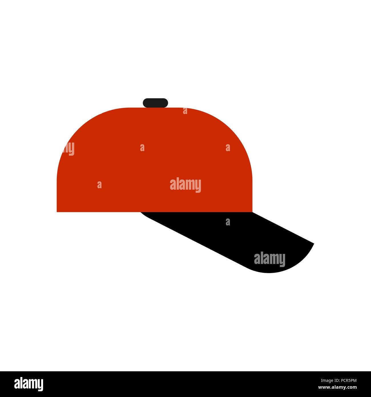 Baseball cap isolated. Summer hat Vector illustration Stock Vector ...