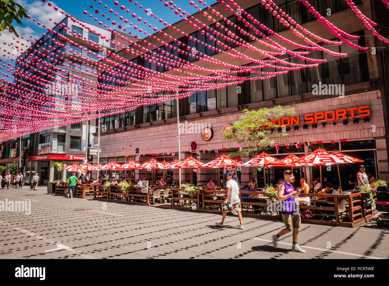 Montreal Gay Village Stock Photo - Alamy