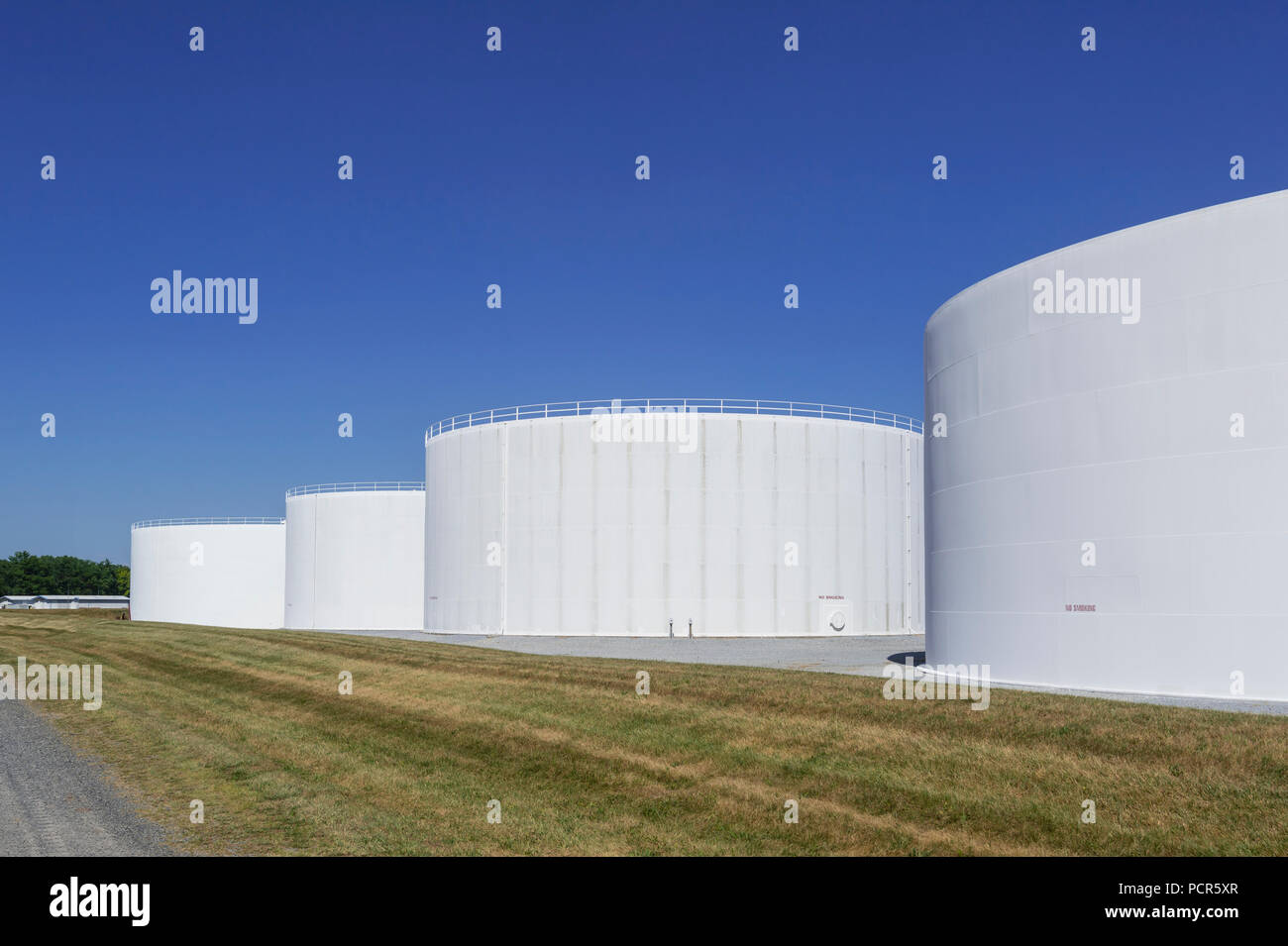 Fuel Storage Tanks, New Jersey USA Stock Photo - Alamy