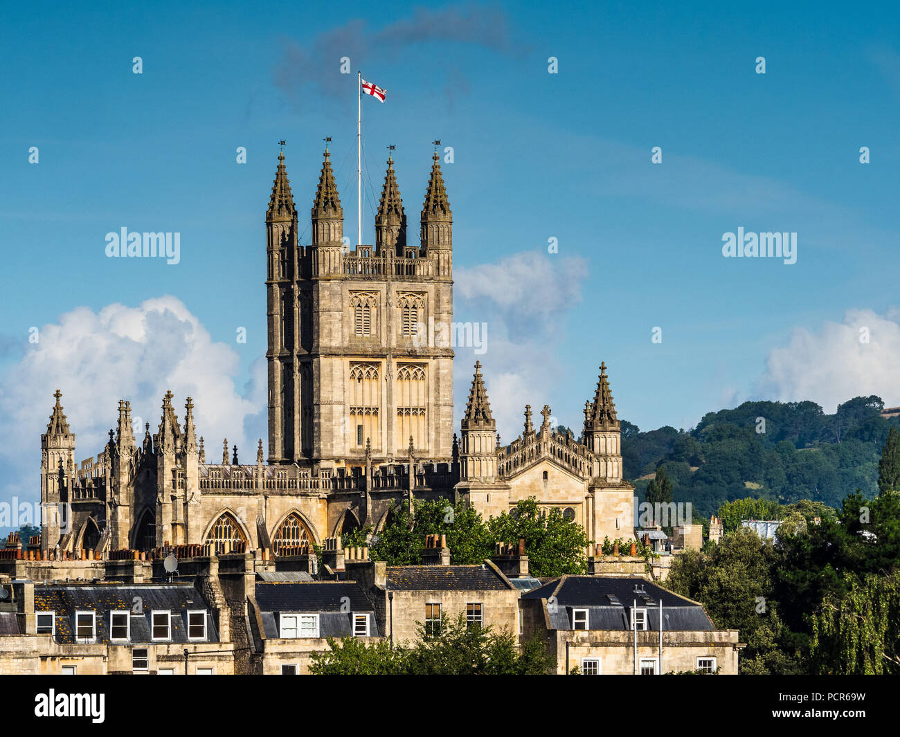 Bath Abbey - founded in the 7th century the Gothic style Anglican Abbey ...