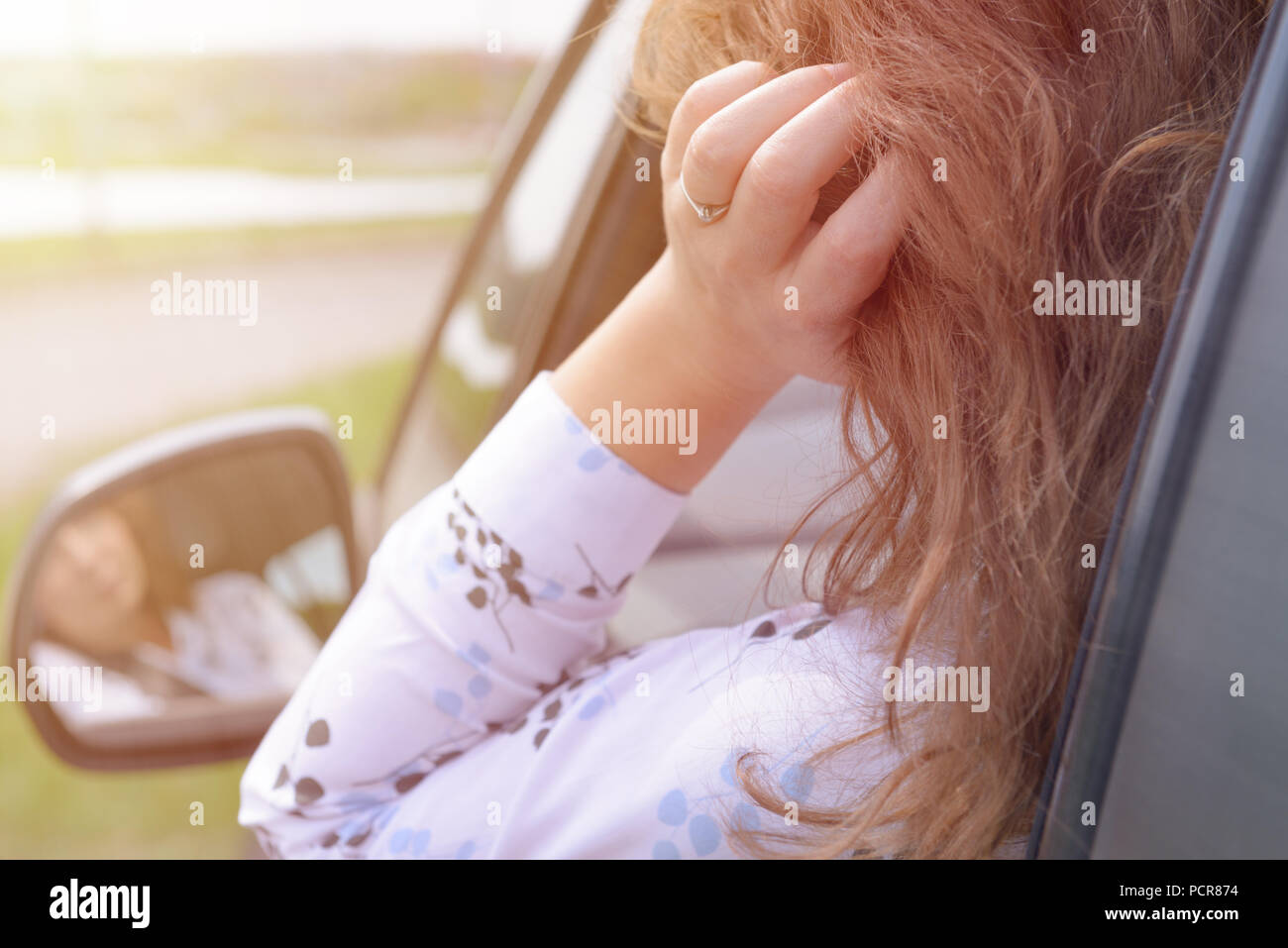 Frustrated driver traffic jam hi-res stock photography and images - Alamy