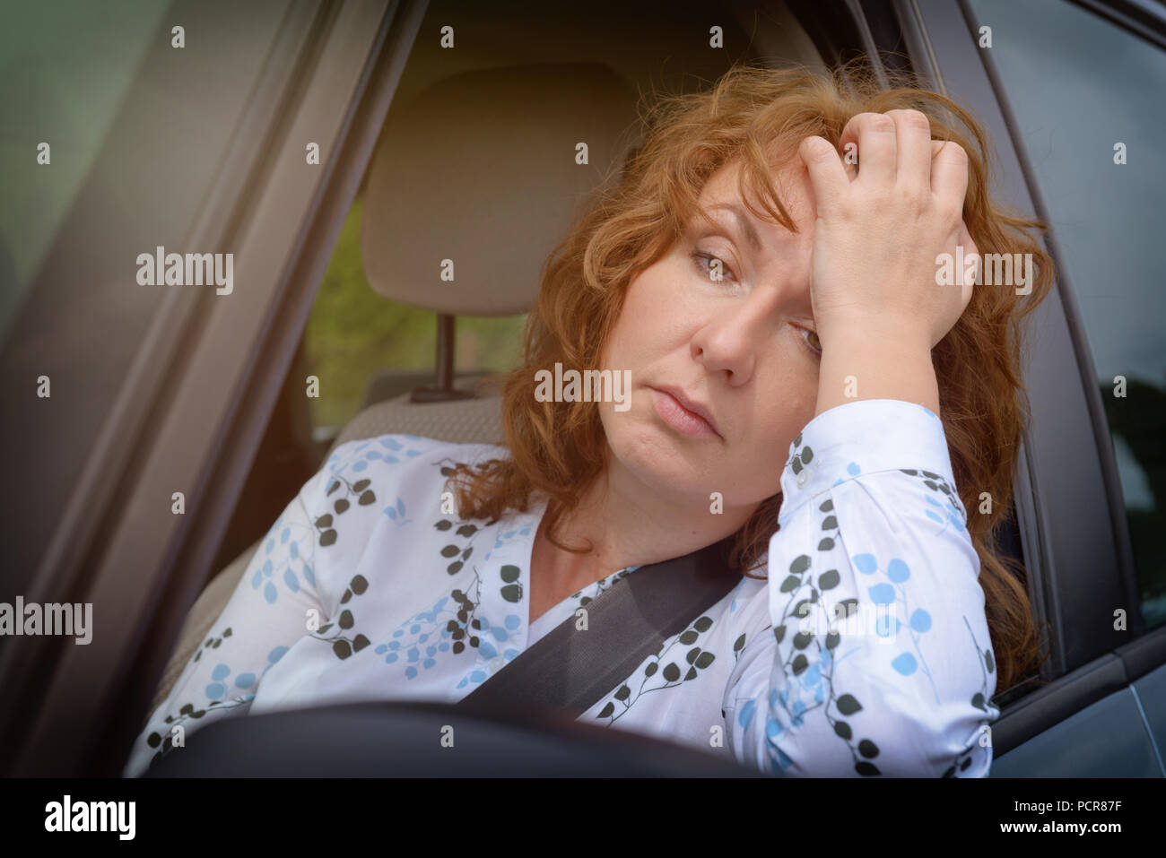 Frustrated driver traffic jam hi-res stock photography and images - Alamy