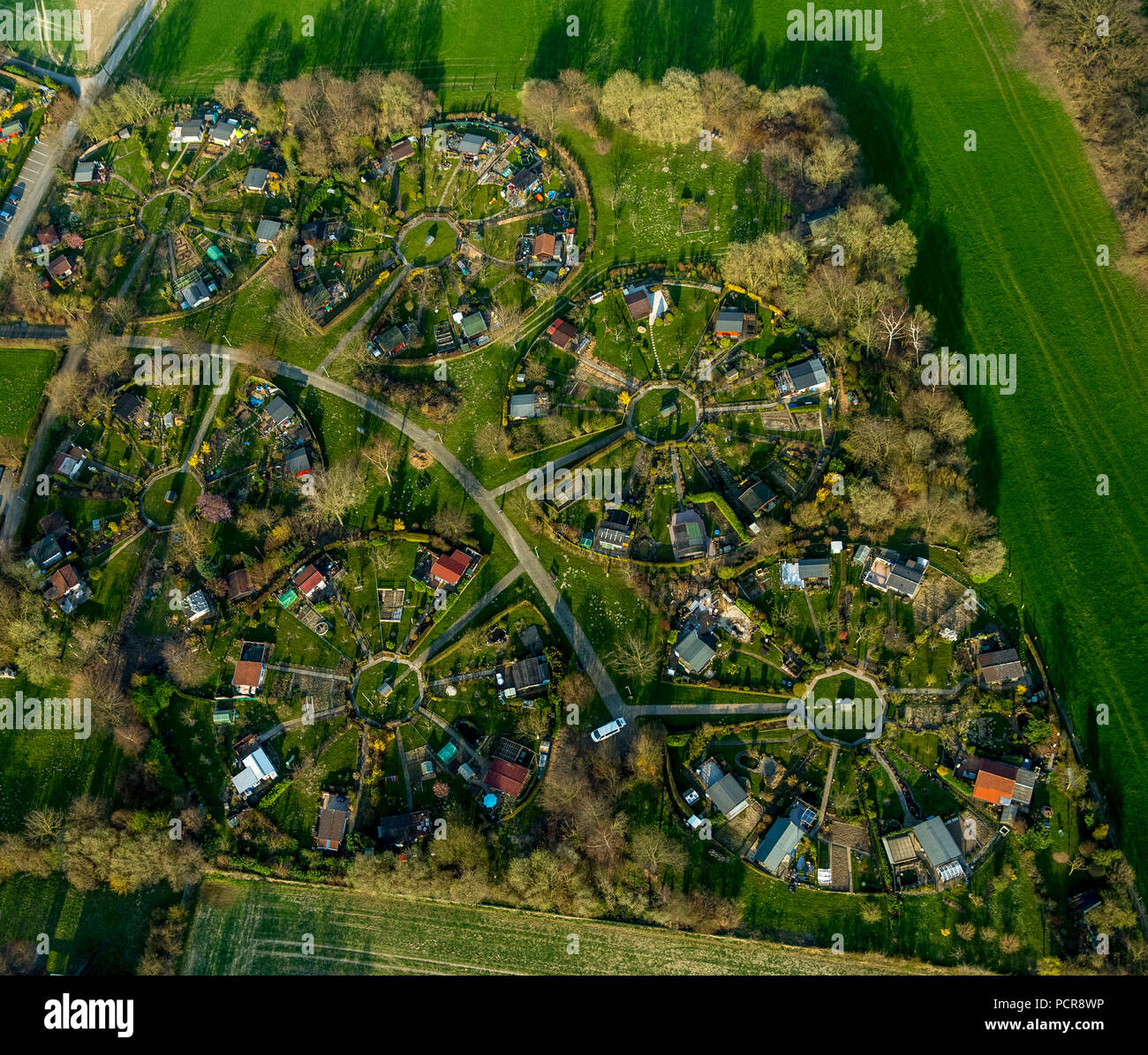 Allotment garden at heuweg in stockum hi-res stock photography and ...