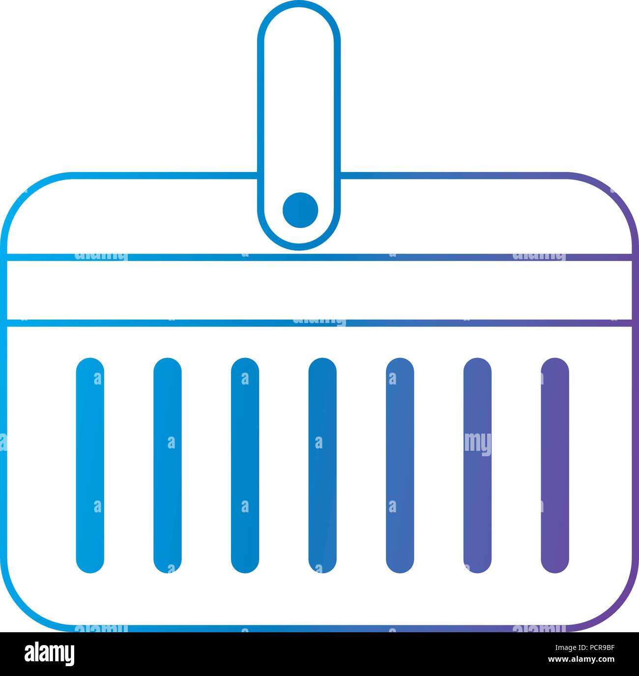 Portable fridge icon flat Stock Vector Images - Alamy
