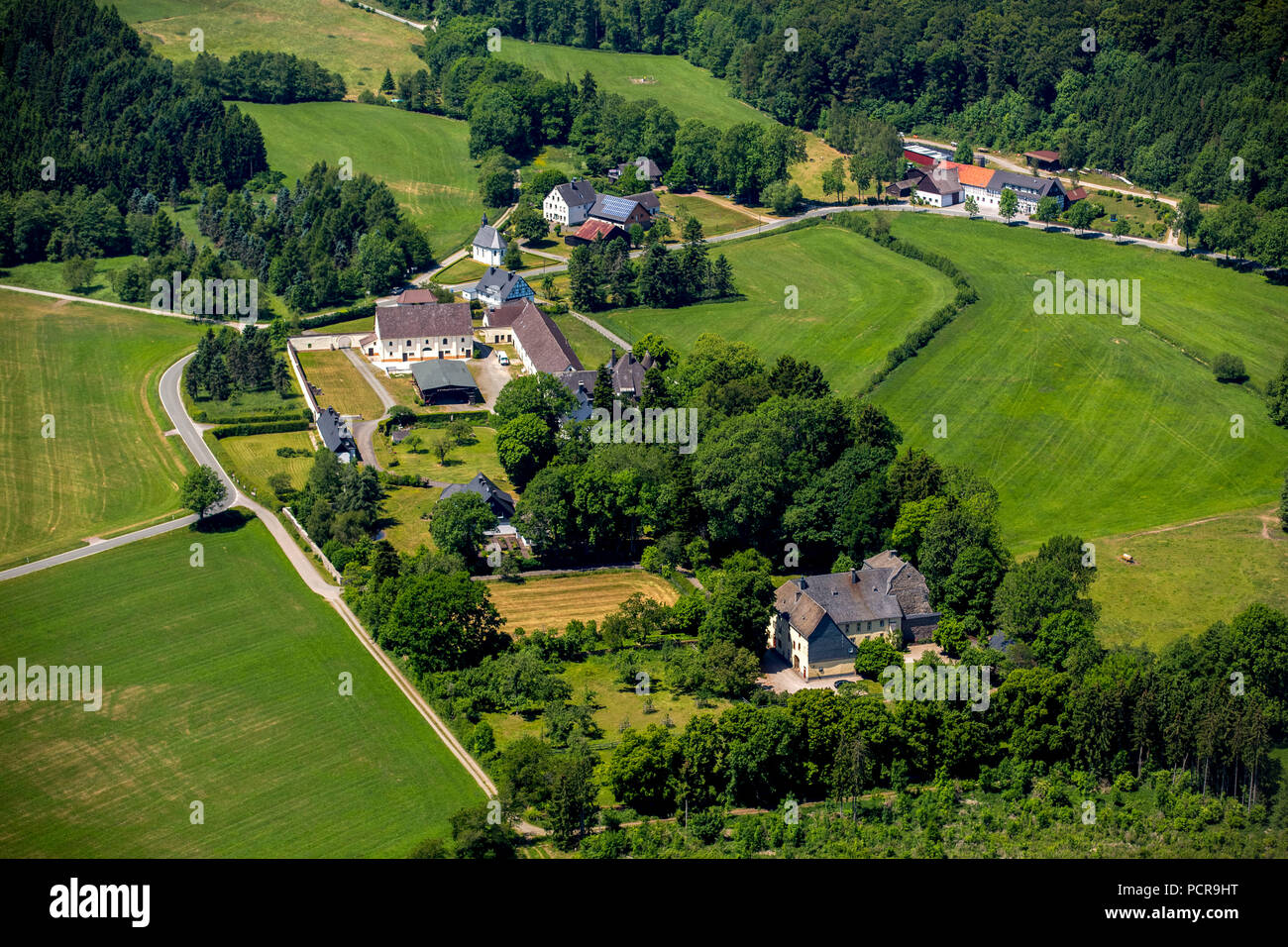 Aerial view former augustinian monastery hi-res stock photography and ...