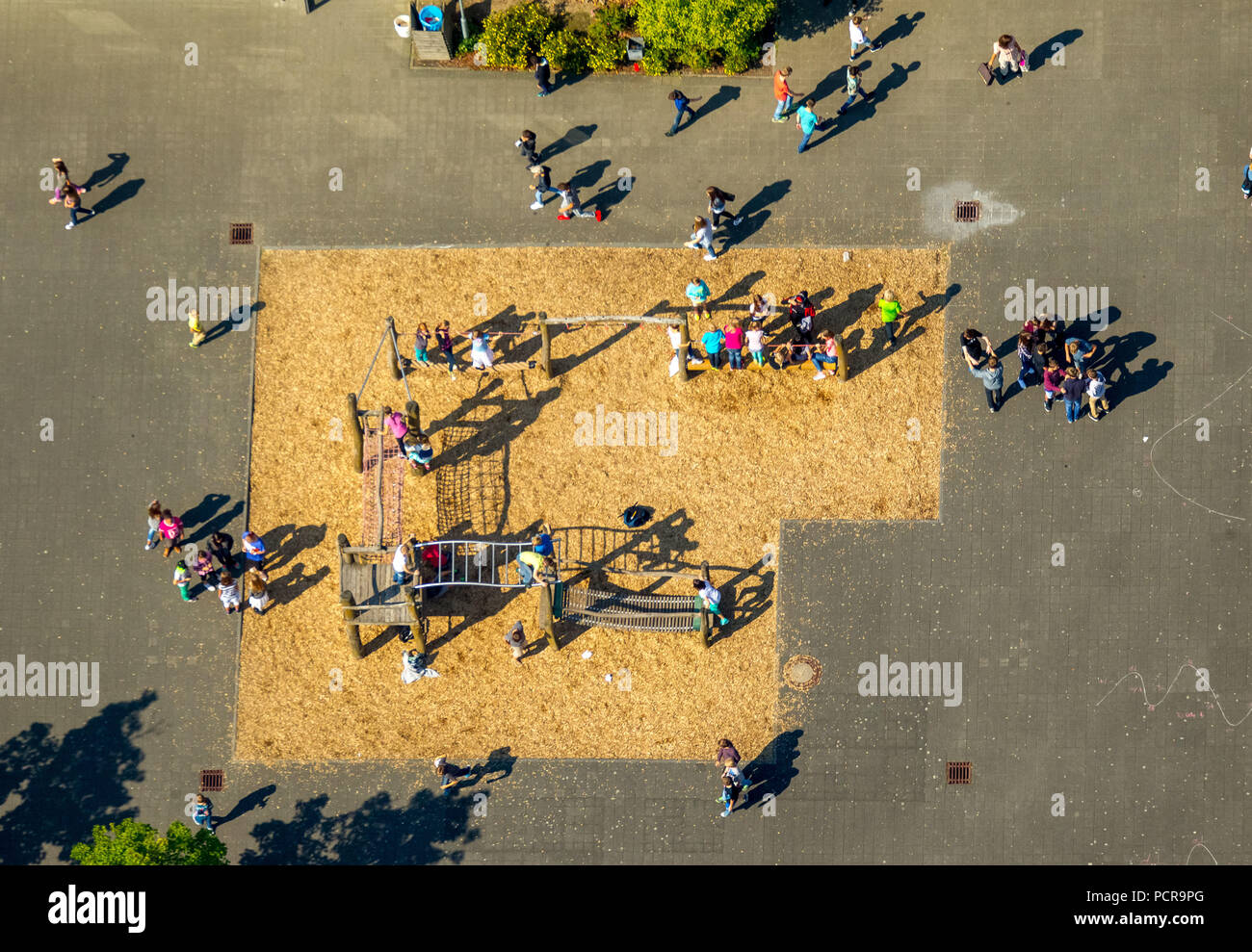 Aerial playground school hi-res stock photography and images - Alamy