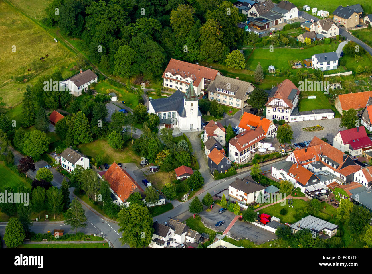 Catholic Church Eisborn, Eisborn, Balve, Sauerland, North Rhine ...