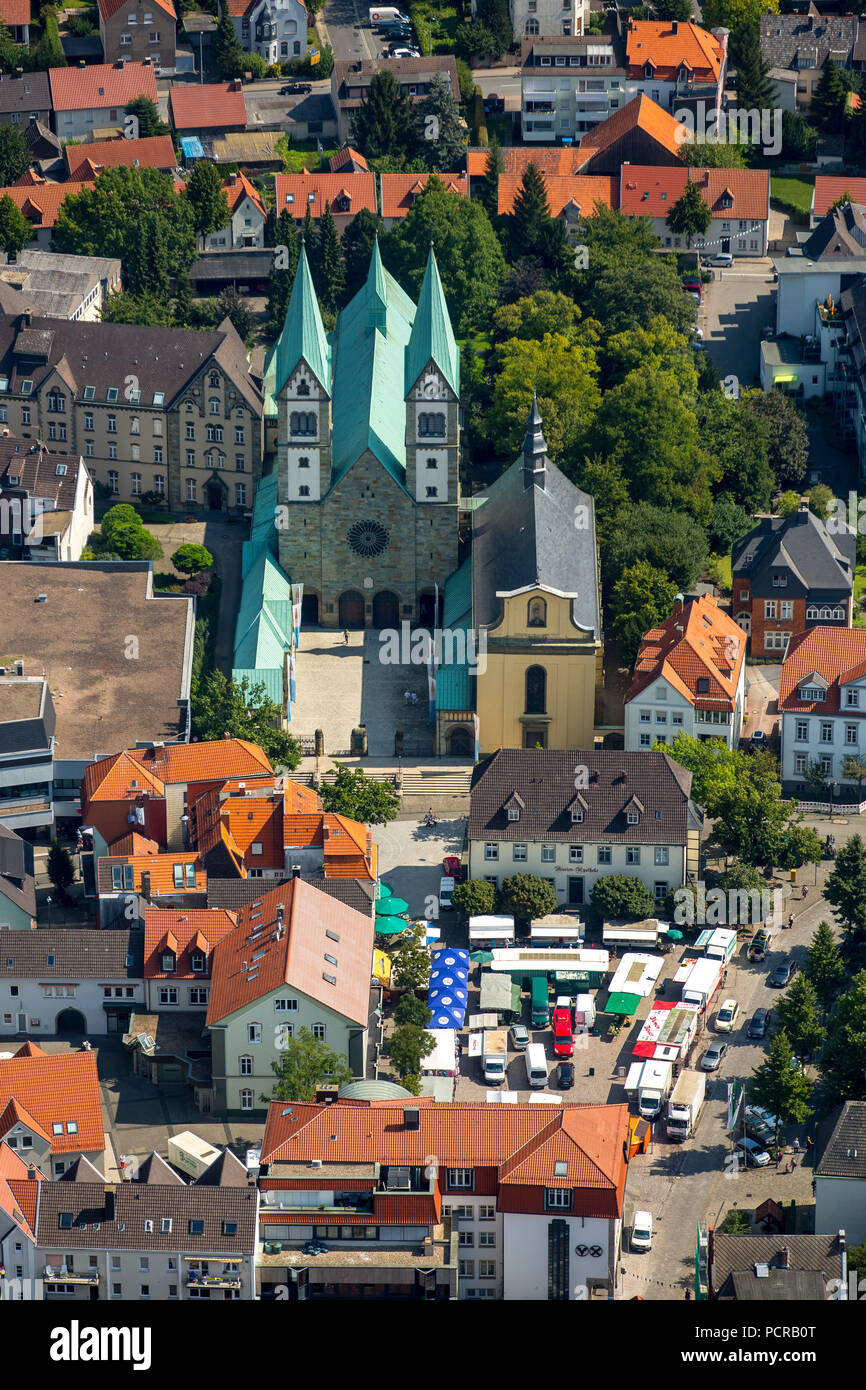 Basilica werl with market square hi-res stock photography and images ...