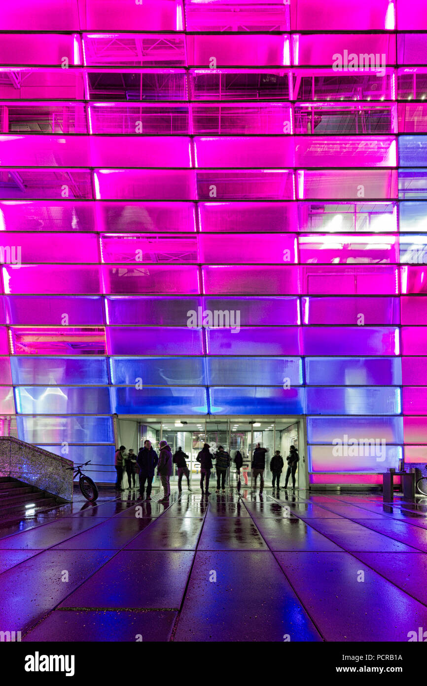 Entrance to the Ars electronica center, Linz Stock Photo - Alamy