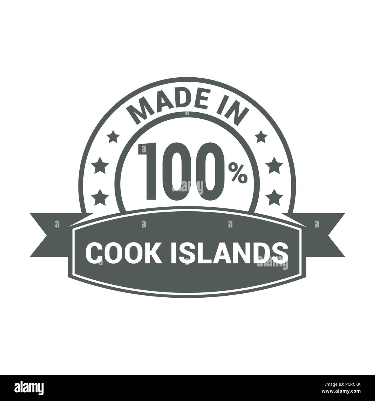 Cook Island stamp design vector Stock Vector Image & Art - Alamy