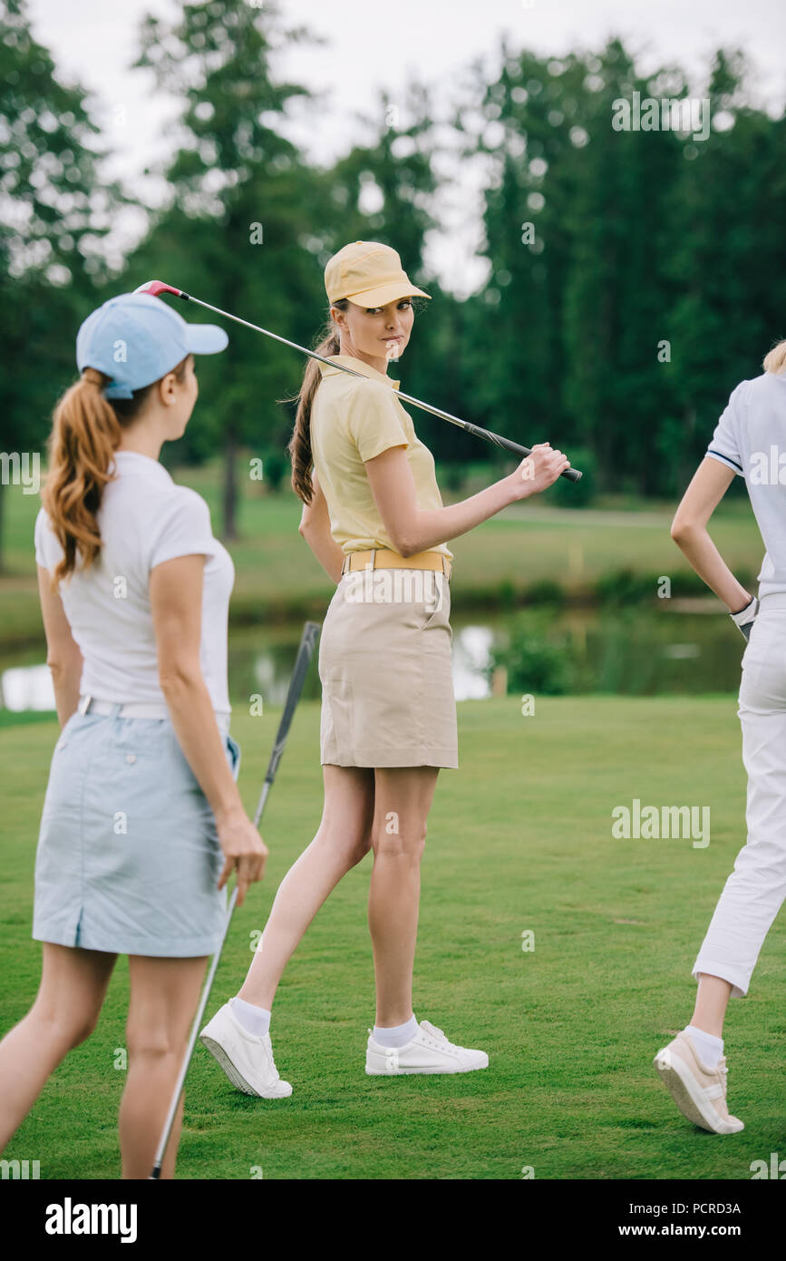 Beautiful women of golf hi-res stock photography and images - Alamy