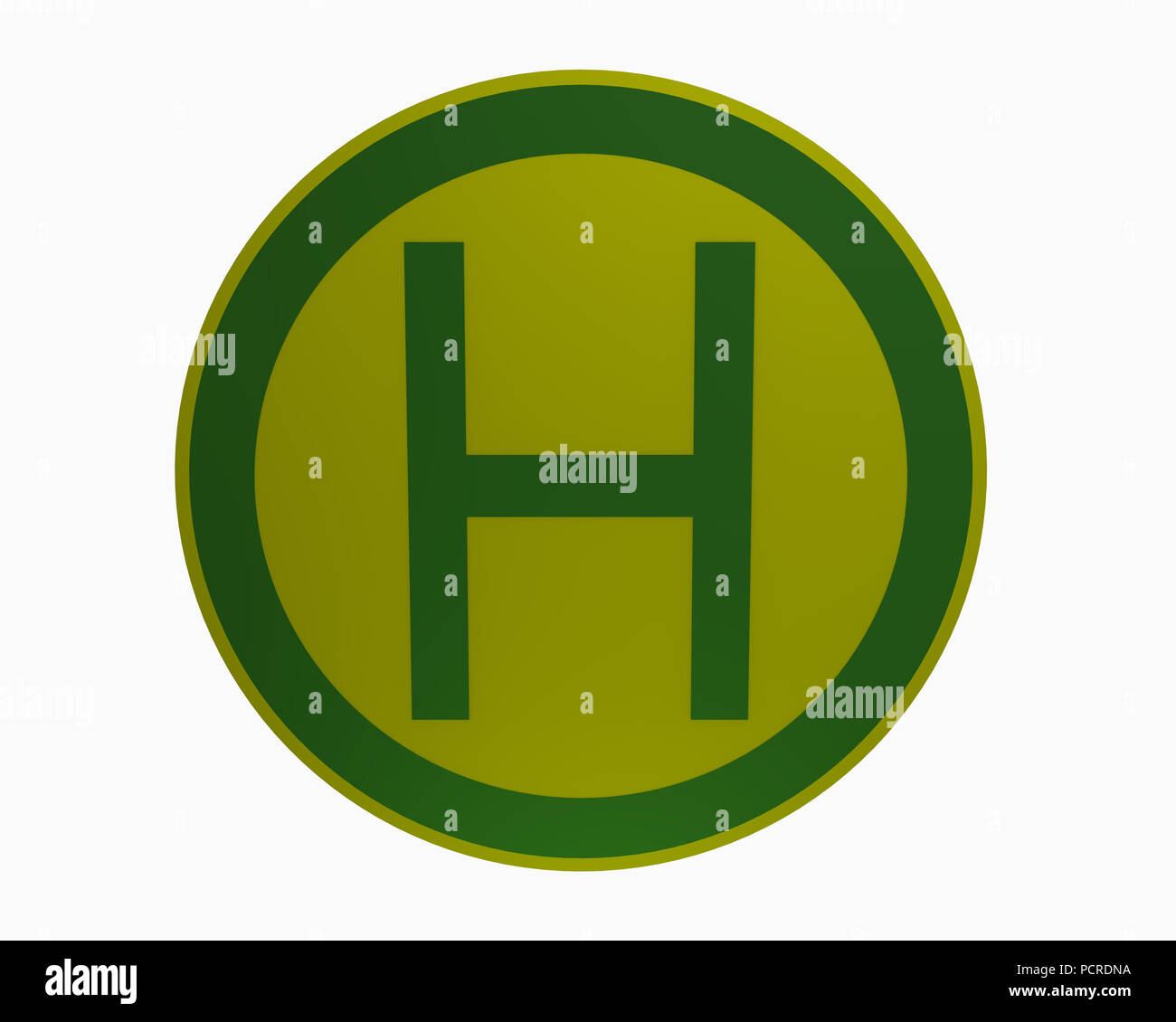 German road sign: Bus stop. 3d rendering Stock Photo - Alamy