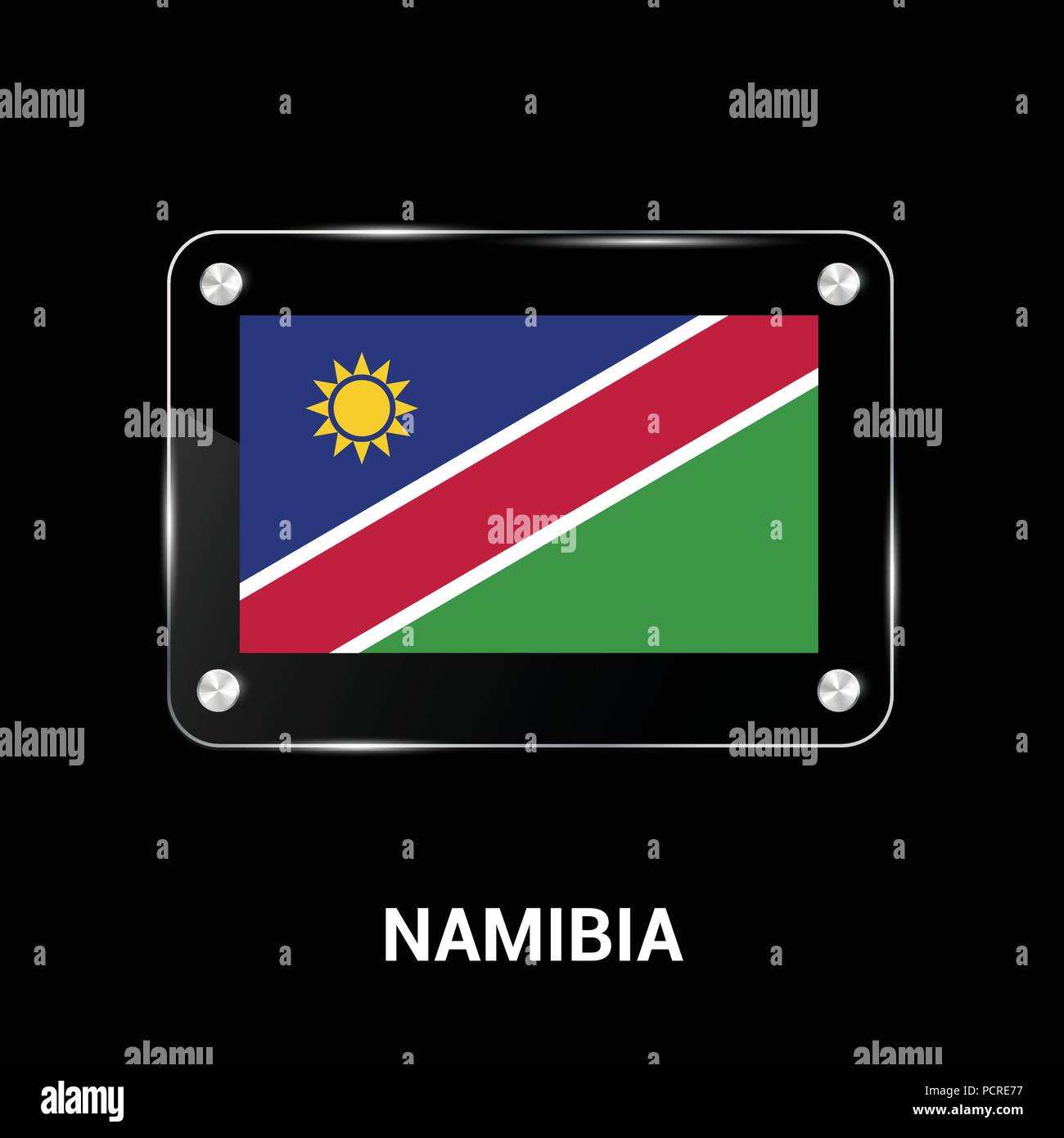 Namibia flags design vector Stock Vector Image & Art - Alamy