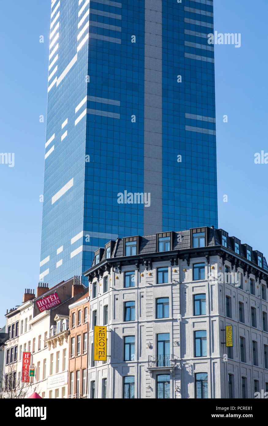 High rise building in brussels hi-res stock photography and images - Alamy