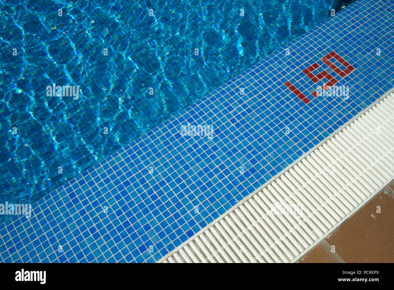 Summer outdoor swimming pool in luxury resort hotel garden Stock Photo ...