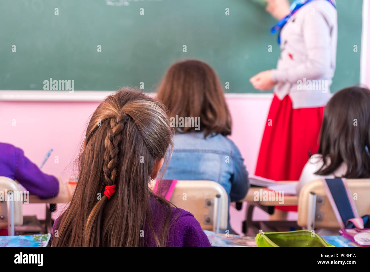 school children actively participate in the educational process in the ...