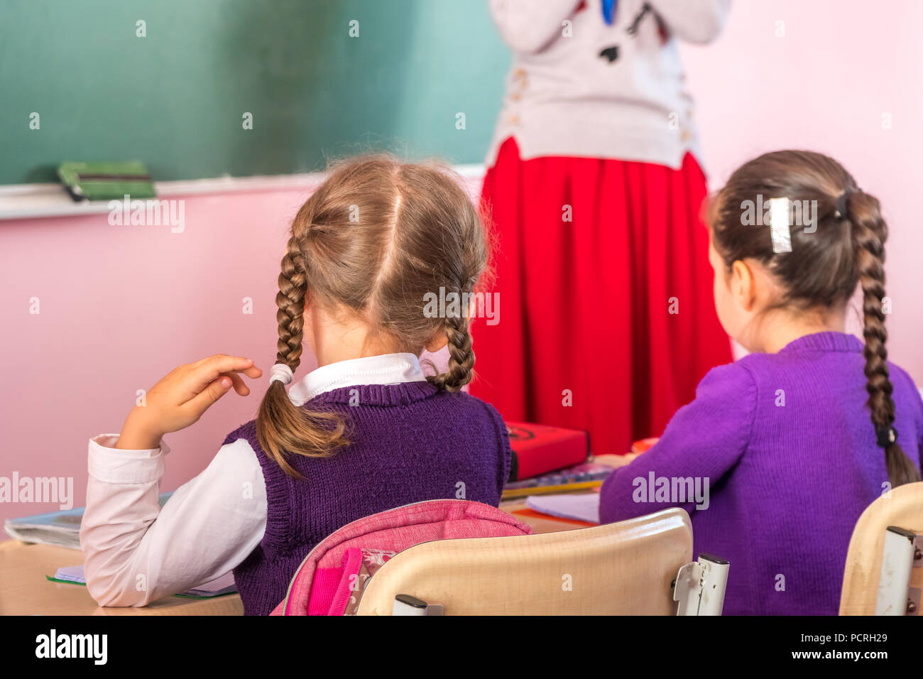 school children actively participate in the educational process in the ...