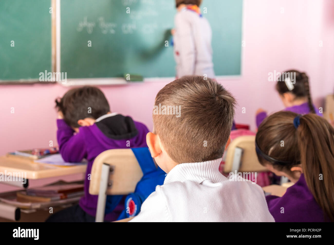 school children actively participate in the educational process in the ...