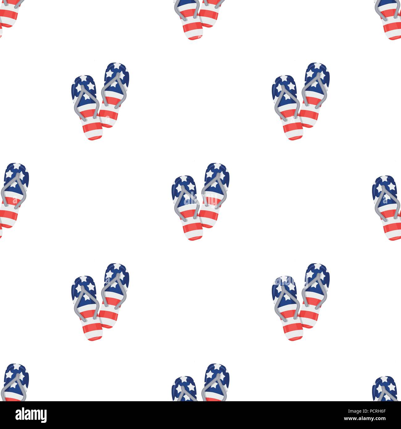 Flip-flops cartoon icons in set collection for design. Beach shoes vector symbol stock web ...