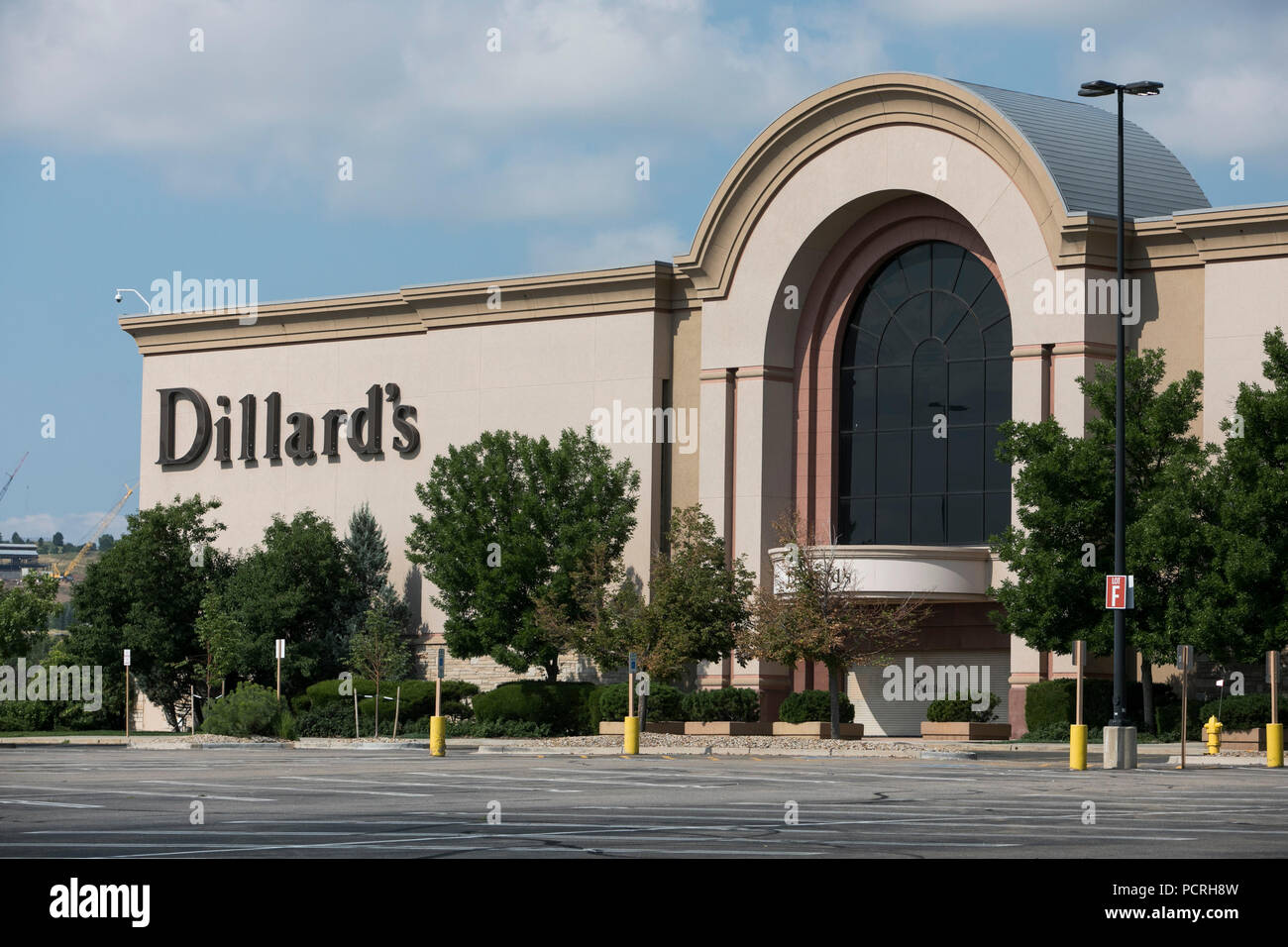 A logo sign outside of a Dillard's retail store in Broomfield, Colorado ...